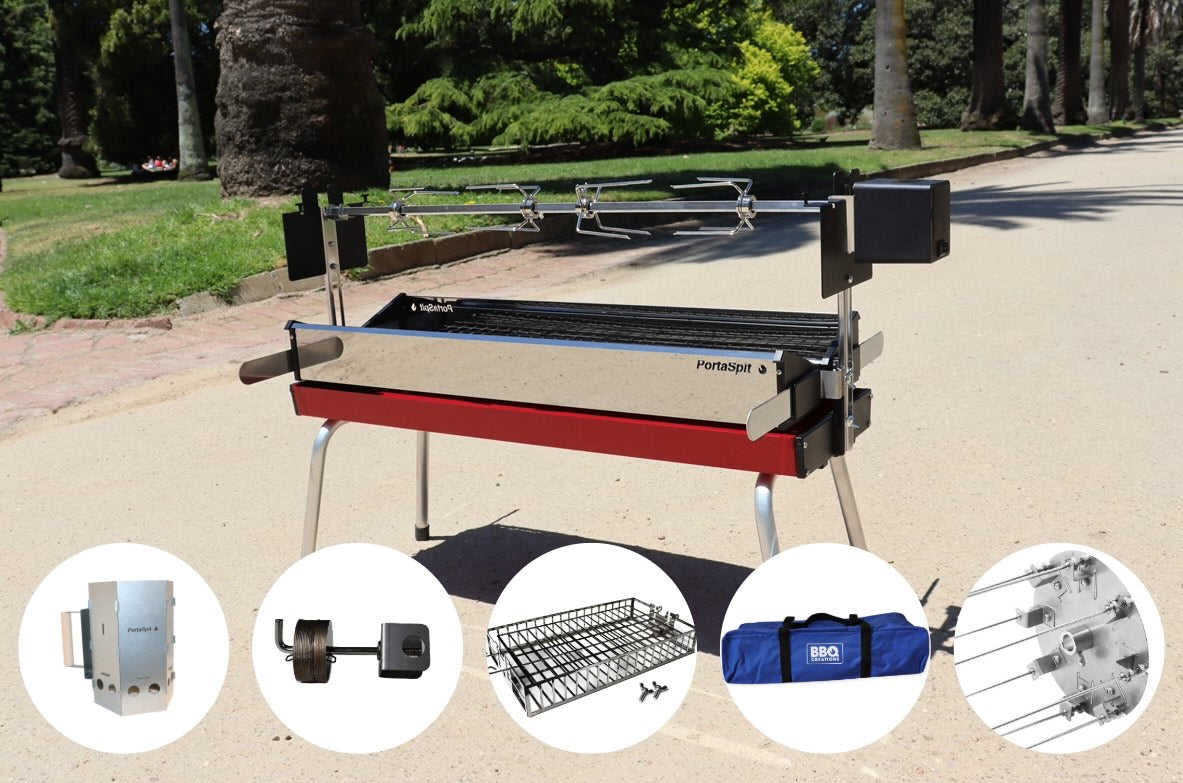 BBQ Creations | The Ultimate Charcoal Spit Bundle